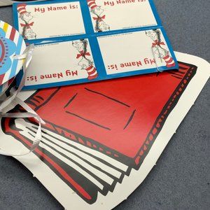 Dr. Seuss | Party Supplies | Dr Seuss Birthday Classroom Decor Cat In ...
